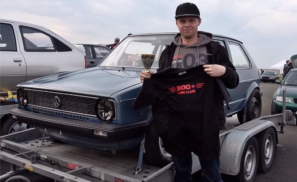 Boba Motoring разогнал 30-летний Volkswagen Golf до 308 км/час на ...