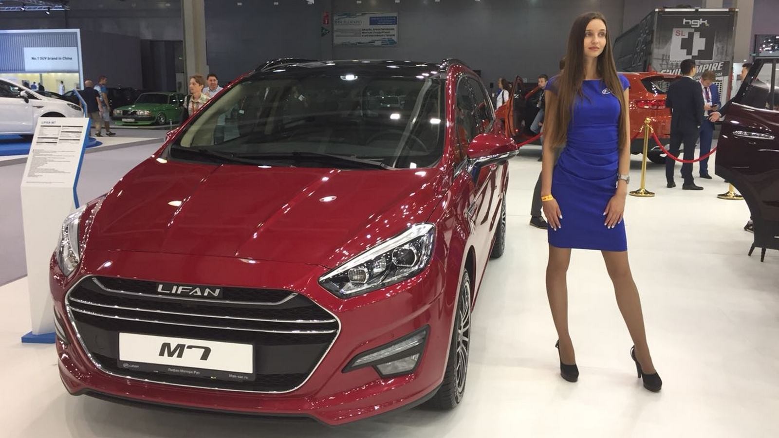 Lifan привез на ММАС флагманский кроссовер, минивэн и электромобиль ...