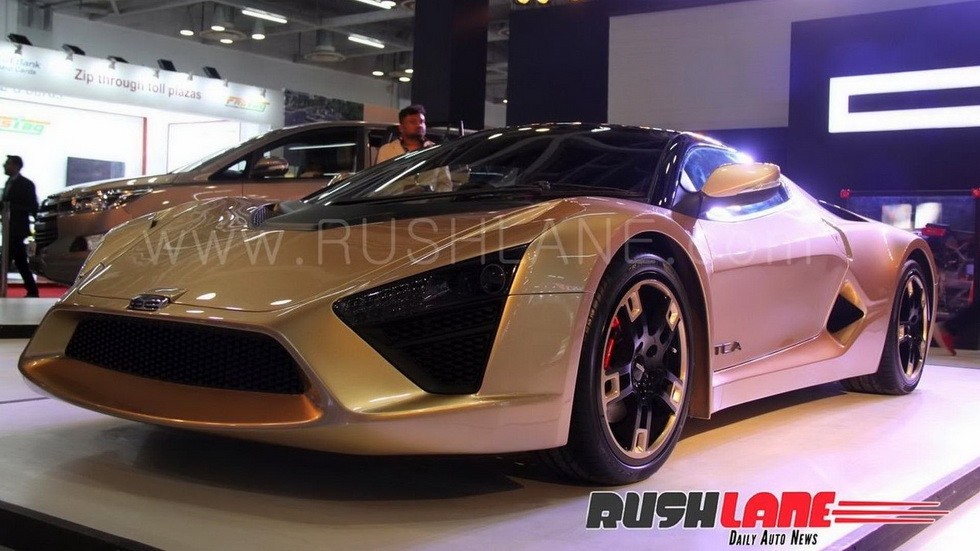 Новый индийский спорткар DC TCA дебютировал на Auto Expo 2018