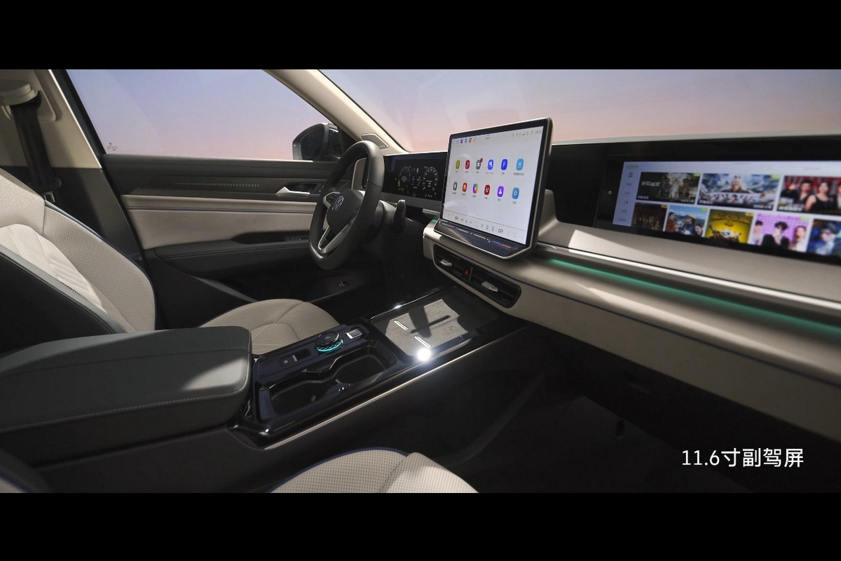 Рестайлинг принёс большому кроссоверу Volkswagen Tavendor новый салон ...