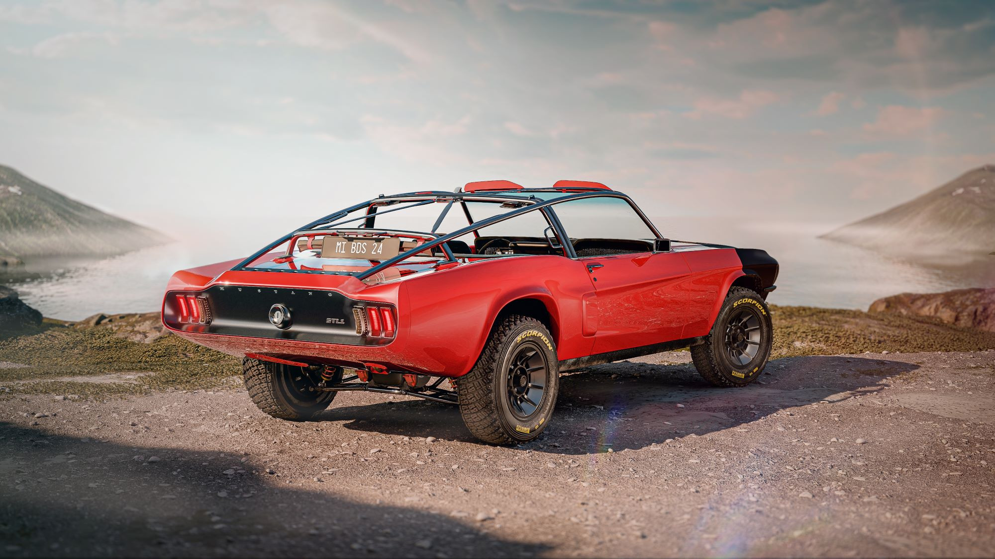 Ford Mustang STL-1: крутой рестомод в стиле Baja от признанного ...